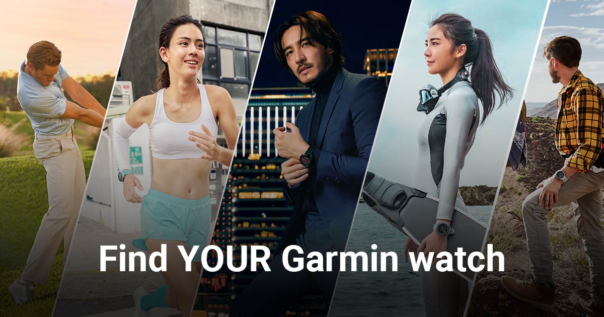 Find YOUR Garmin watch | Garmin Malaysia