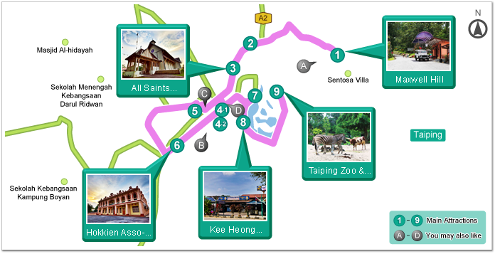 Taiping Lake Garden Map | Fasci Garden